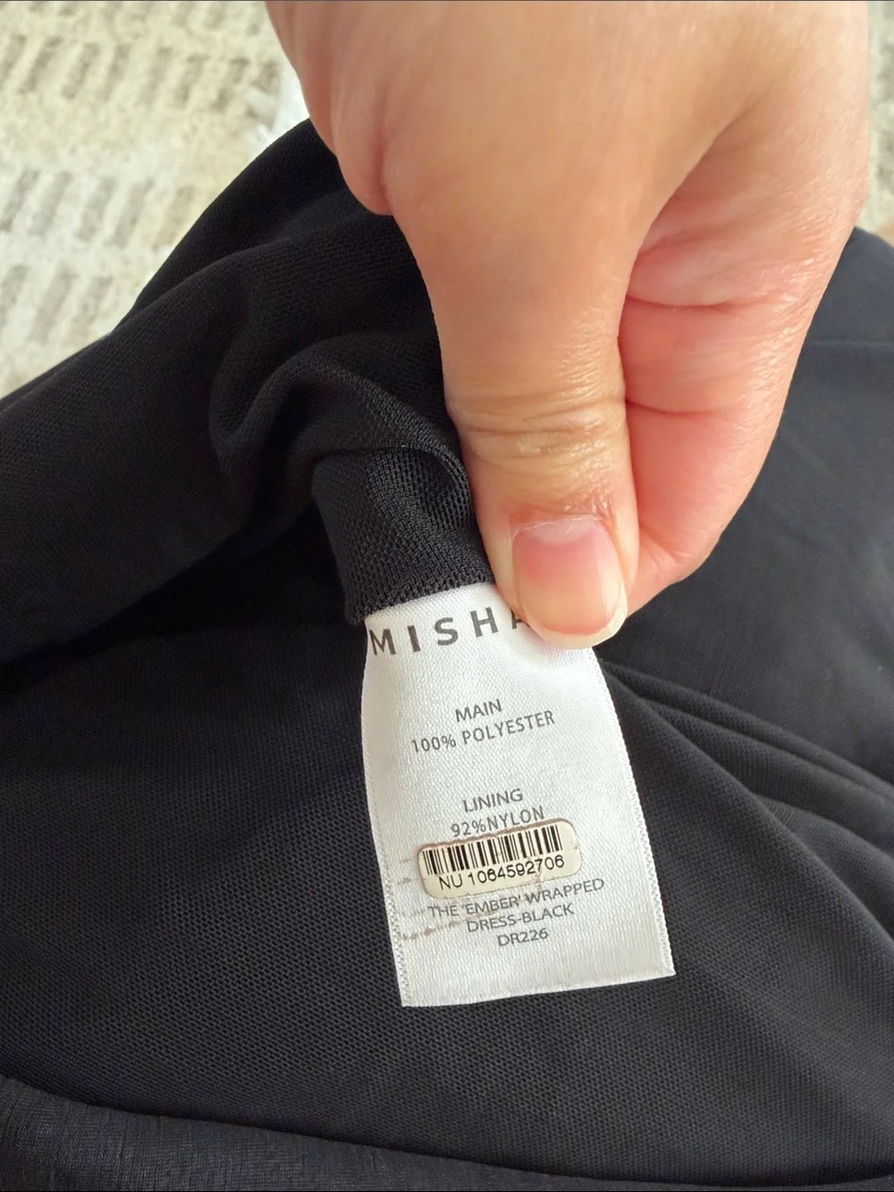 MISHA COLLECTION | Dresses | Misha Ember Maxi Dress In Black | Poshmark